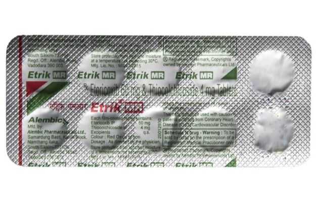 Etrik Mr: Uses, Price, Dosage, Side Effects, Substitute, Buy Online