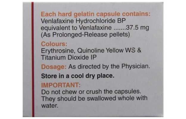 Venlor XR 37.5 Mg Capsule: Uses, Price, Dosage, Side Effects ...