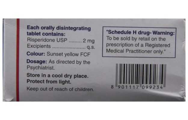 Risnia MD 2 Tablet: Uses, Price, Dosage, Side Effects, Substitute, Buy ...