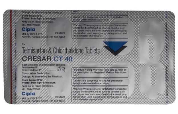 Cresar CT: Uses, Price, Dosage, Side Effects, Substitute, Buy Online