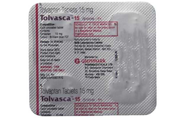 Tolvasca 15 Tablet: Uses, Price, Dosage, Side Effects, Substitute, Buy ...