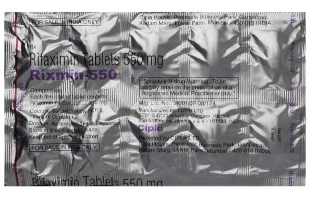 Rixmin 550 Tablet: Uses, Price, Dosage, Side Effects, Substitute, Buy ...