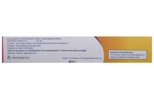 Voveran 50 GE Tablet (15): Uses, Price, Dosage, Side Effects ...