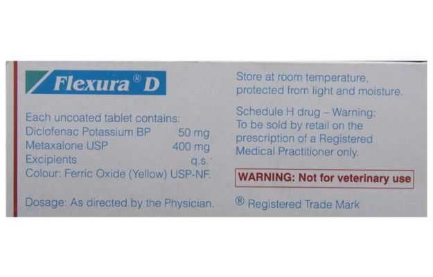 Flexura D: Uses, Price, Dosage, Side Effects, Substitute, Buy Online