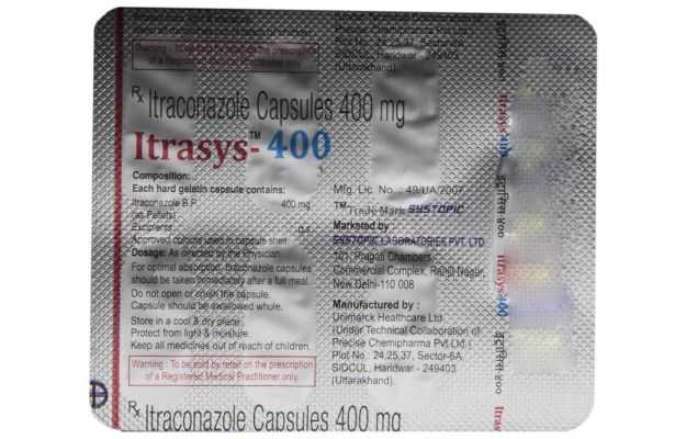 Itrasys: Uses, Price, Dosage, Side Effects, Substitute, Buy Online