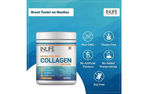 Inlife Hydrolyzed Fish Collagen Peptides Powder: Uses, Price, Dosage ...