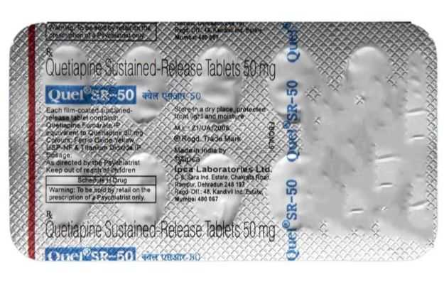 Quel 50 Mg Tablet SR: Uses, Price, Dosage, Side Effects, Substitute ...