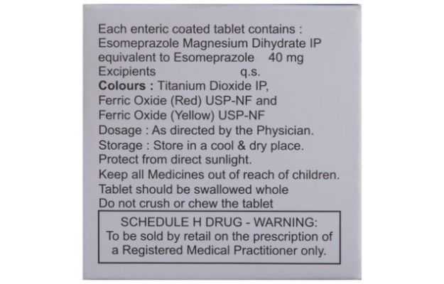 Esofine 40 Tablet in Hindi - एसोफ़िन 40 टैबलेट की जानकारी, लाभ, फायदे ...