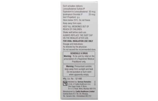 Combimist L CFC Free Inhaler: Uses, Price, Dosage, Side Effects ...