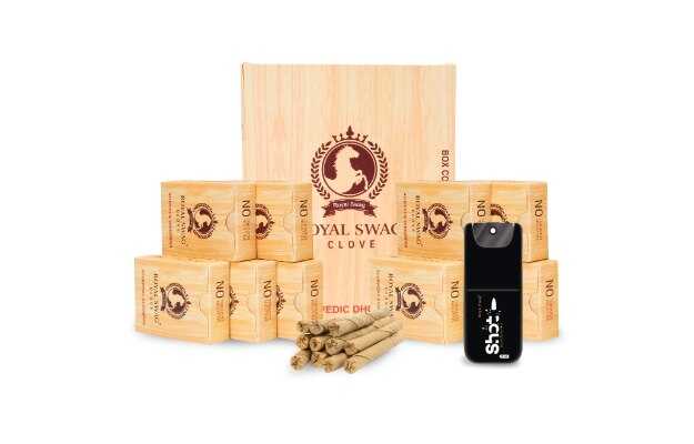 Royal Swag Ayurvedic Herbal Smoke Bidi Tobacco-Free, Nicotine Free 200 ...