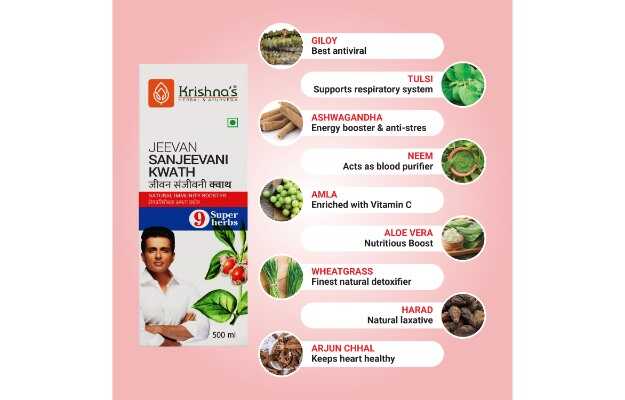 Krishna's Herbal & Ayurveda Jeevan Sanjeevani Kwath: Uses, Price ...