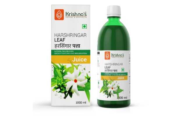 Krishnas Herbal & Ayurveda Harshringar Leaf Juice 1000ml in Hindi की ...