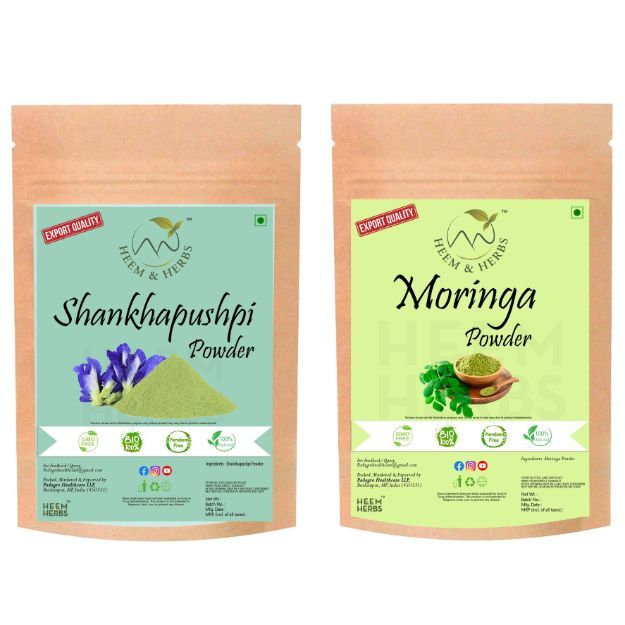 Heem & Herbs Shankhapushpi Moringa Powder: Uses, Price, Dosage, Side ...